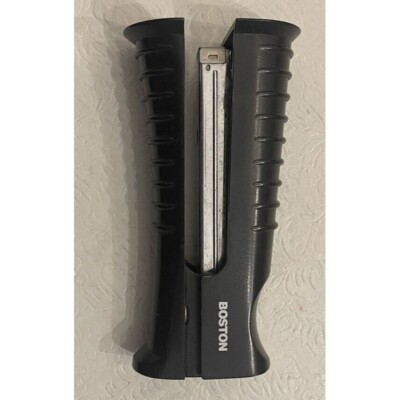 Stapler Boston Grip Stand Up Stapler Hand Held Black Non-slip Vintage ...
