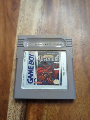 The Castlevania Adventure (Nintendo Game Boy, 1989) Damaged Cart | eBay