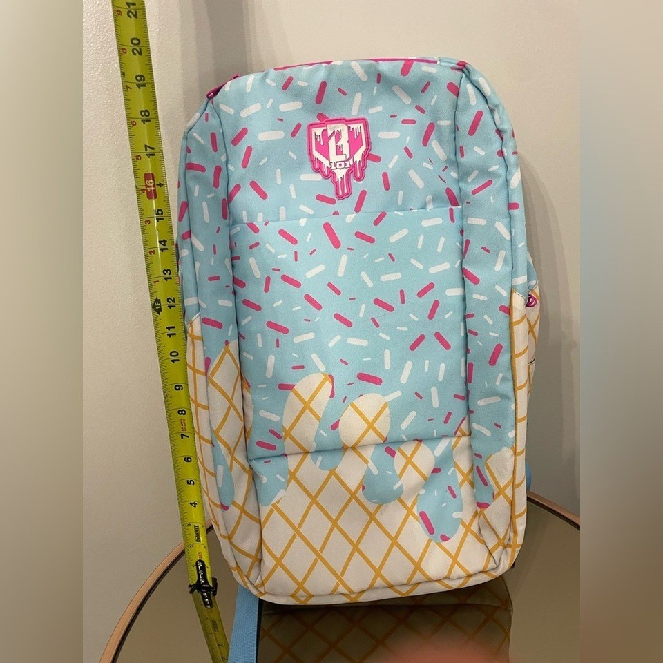 Baseball Lifestyle 101 blue ice cream backpack and lunchbox | eBay
