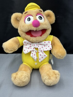 Hasbro Softies Muppet Babies Fozzie Bear Plush Vintage 1985 Fozzy ...