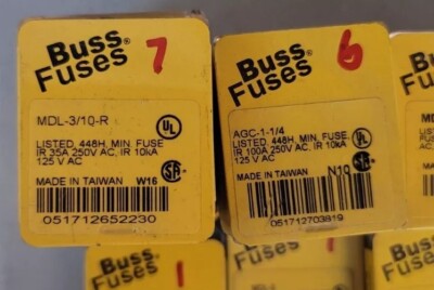 Buss Fuses Assorted Sizes | eBay