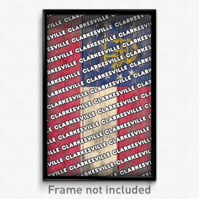 Clarkesville Georgia Poster (GA City Souvenir 11x17 Town Print) | eBay