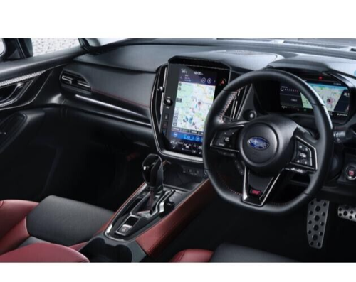 JDM OEM Levorg A type VN5 STI Sport Shift Lever Boot Red Stitching ...