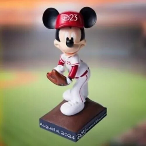 NEW 2024 LA Angels D23 Mickey Mouse bobble head figurine bobblehead ...