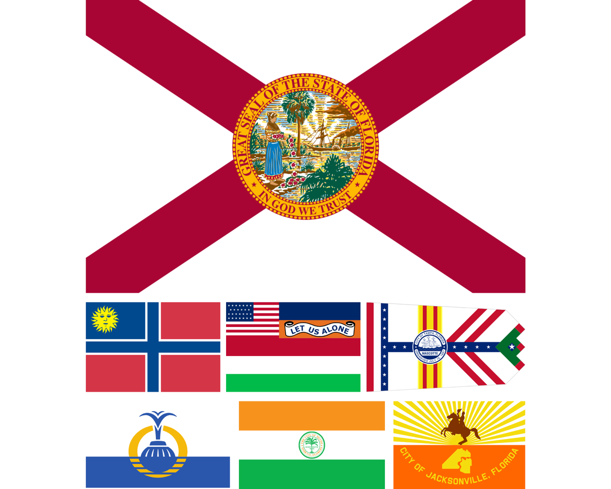 Jacksonville Florida Flag We Are Inspired By The 50 New Citizens From