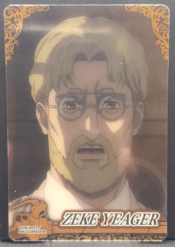 ZEKE YEAGER Attack on Titan Card TCG Japanese From Japan | eBay