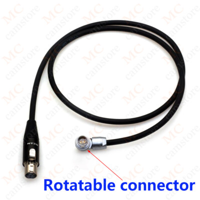 Rotatable 0B 2 pin to ta4f 4pin female Cable for tvlogic 055/056/058 ...