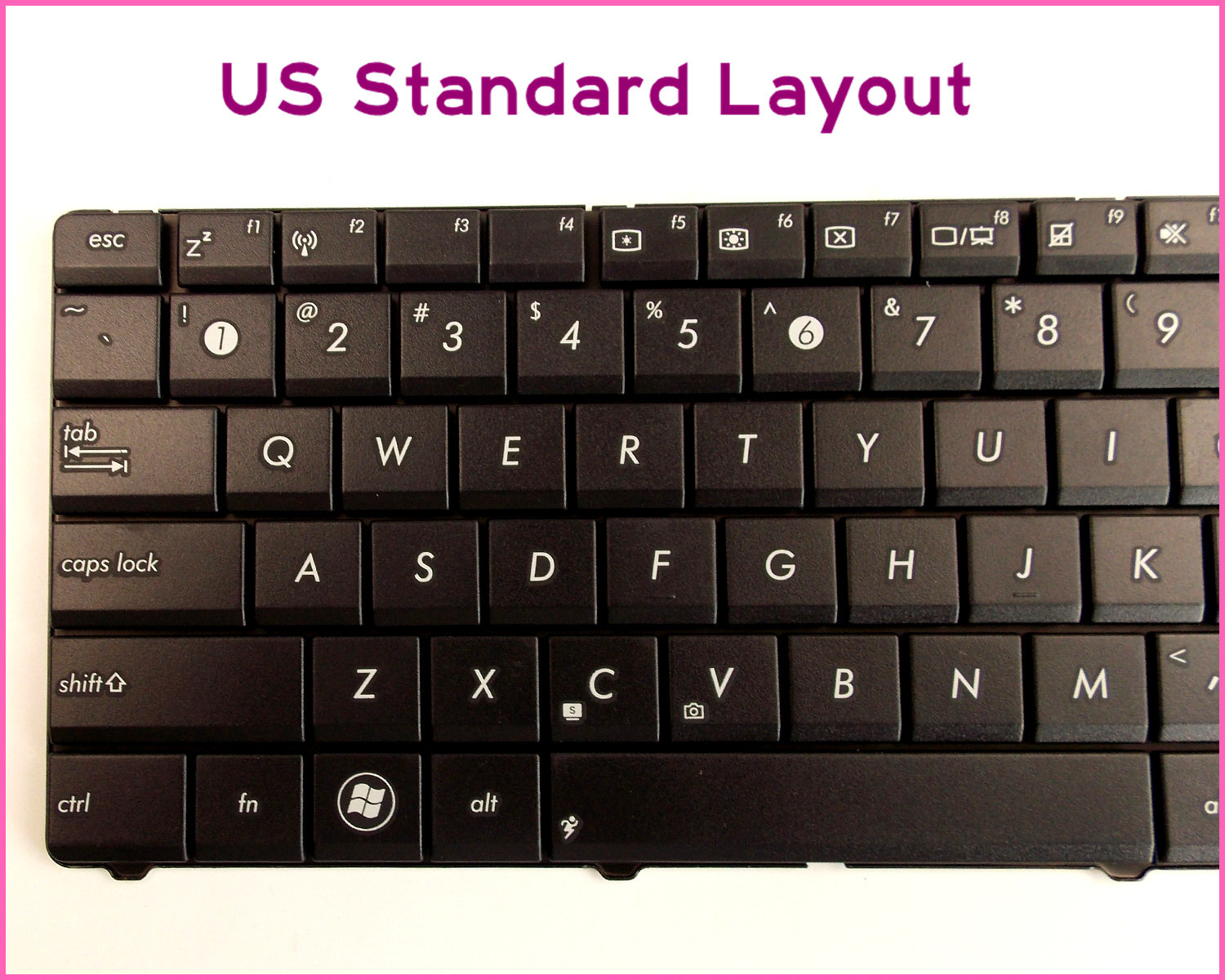 Laptop US Layout Keyboard For ASUS N61VG N61VN N53TA N53TK N53DA N50 | eBay