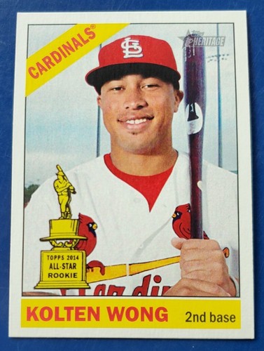 2015 Topps Heritage Kolten Wong St. Louis Cardinals #22 | eBay