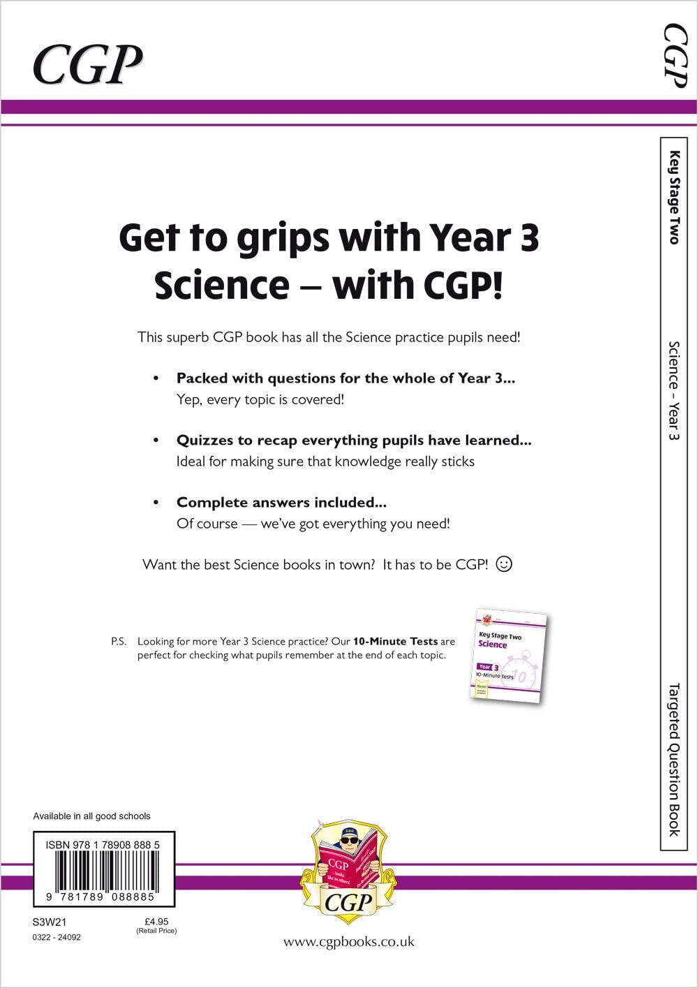 KS2 Science Year 3 Targeted Question Book (includes answers) (CGP Year ...