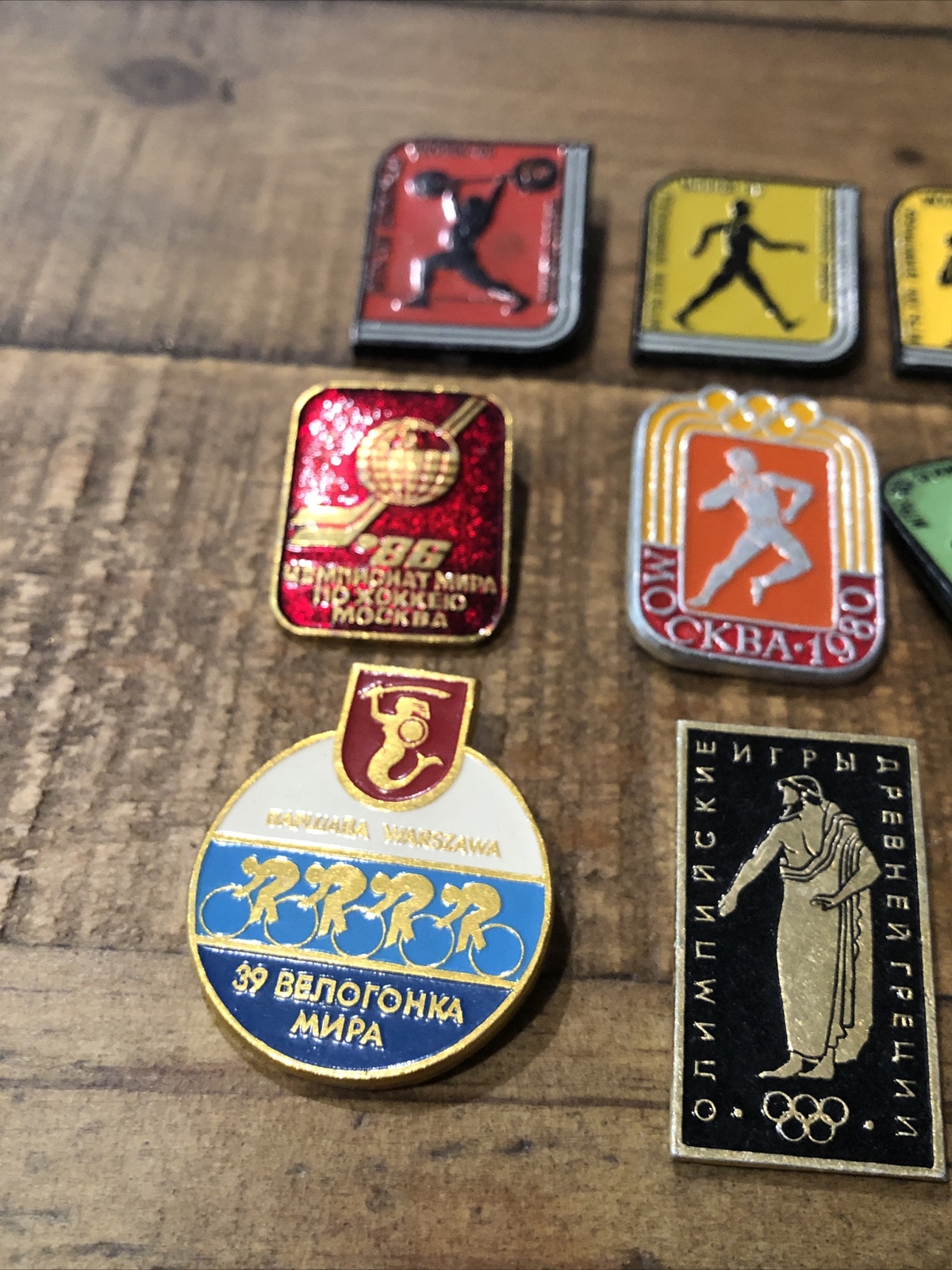 1980 Moscow Olympic Pin MOCKBA Rare Lot Of 9 00B | eBay