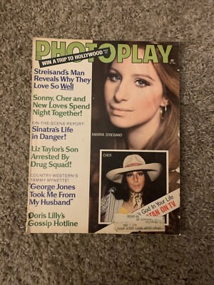 Photoplay Magazine October 1974 Barbra Streisand Cover Cher Sinatra | eBay