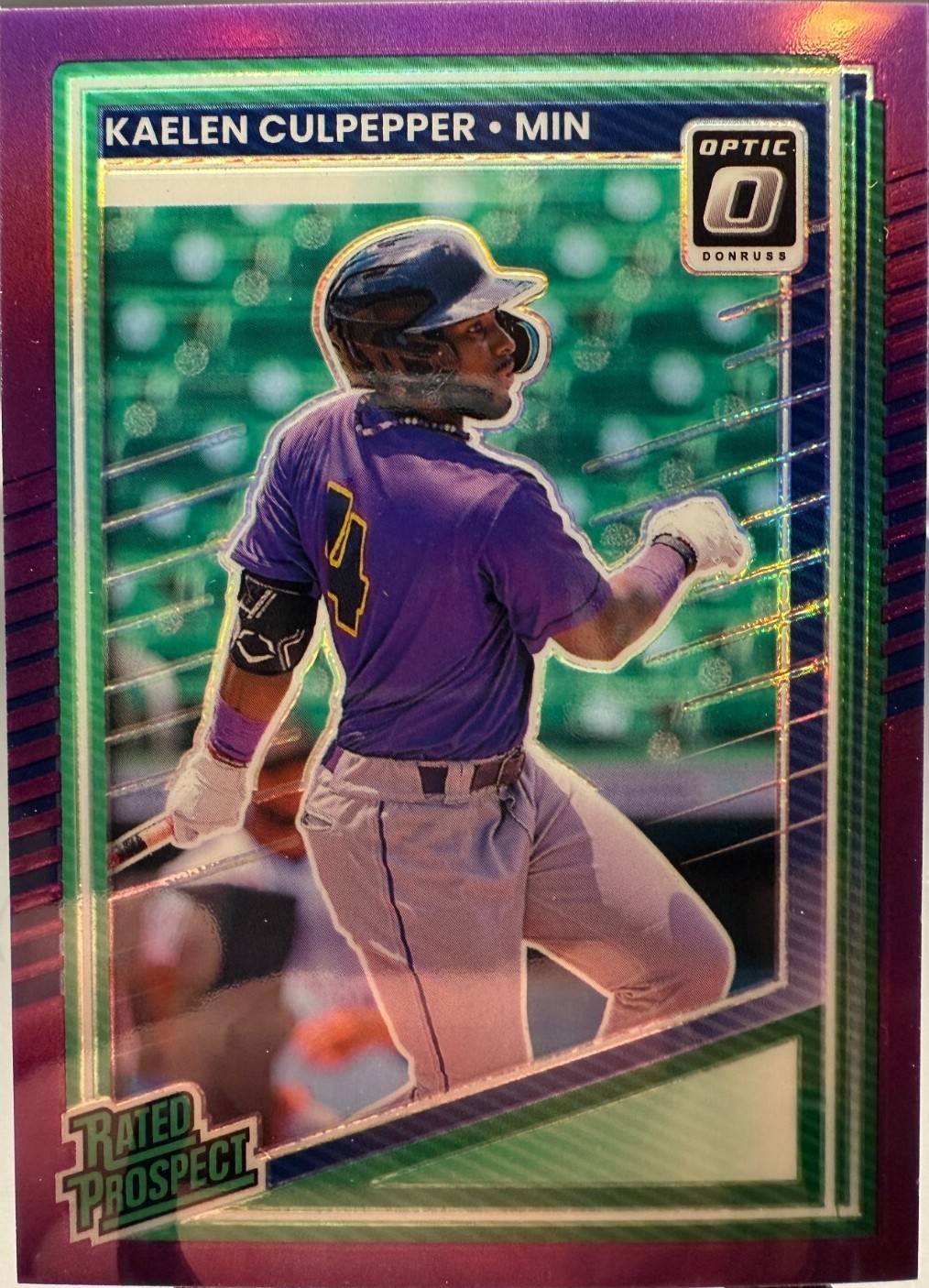 2025 Panini Donruss - Optic Rated Prospects Kaelen Culpepper #120 Purple Prizm /49 (RC) for sale ...
