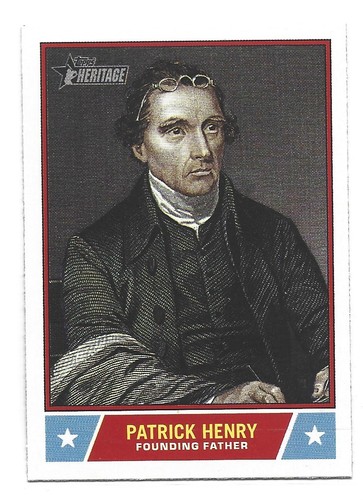 2025 Topps Heritage Baseball Notable Americans # NS-11 Patrick Henry | eBay