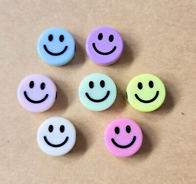 Set of 7 Smiley Face Handmade Decorative Thumb Tacks/Push Pins | eBay