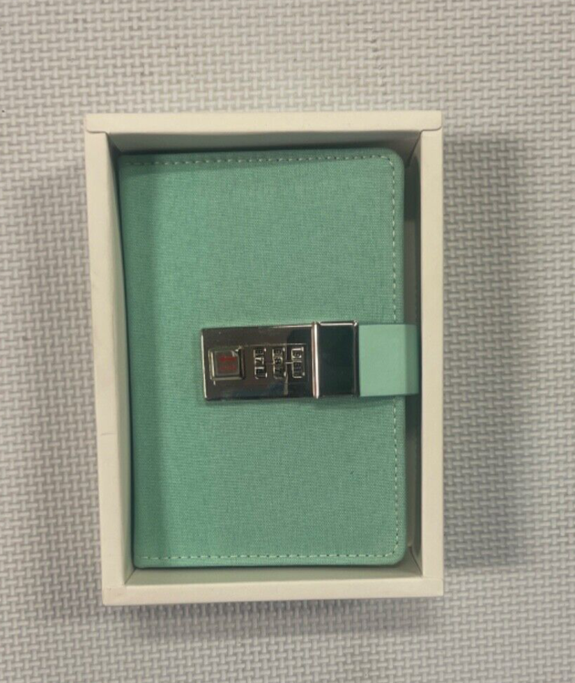 Lock Journal Combination Lock Writing Travel Diary a7 Mini Notebook ...