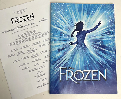 Disney Frozen Broadway Musical Program 2019 North American Tour | eBay