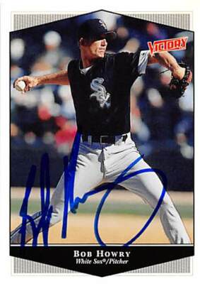 Bob Howry autographed baseball card (White Sox) 1999 Upper Deck Victory ...