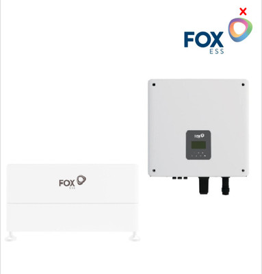 3/3.7/5 or 6 kw fox inverter + 5.76 kwh stackable battery pack ...