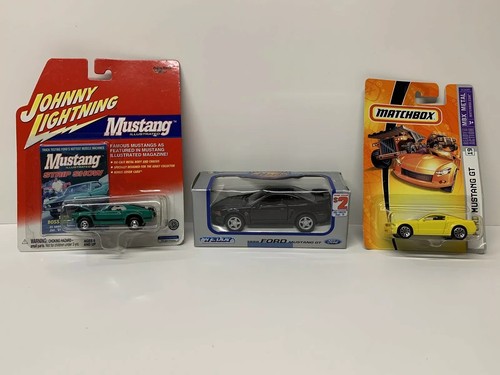 Welly 1:32 Match Box 1:64 & Johnny Lighting 1:64 Mustang Die-Cast Lot ...
