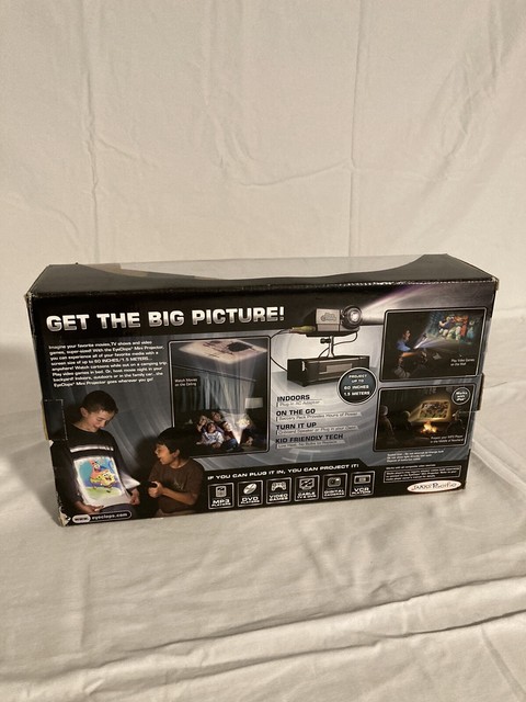 EyeClops Mini LED Projector up to 60 In. Mp3 DVD Game for sale online ...
