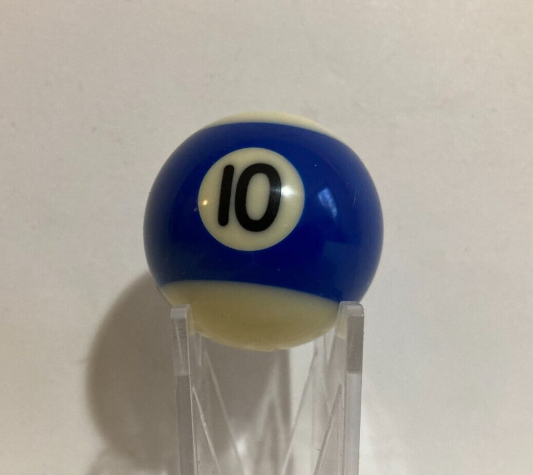 Miniature Pool Ball Small Billiards 1 -1/2" Pocket Size Single ~ Ten ...