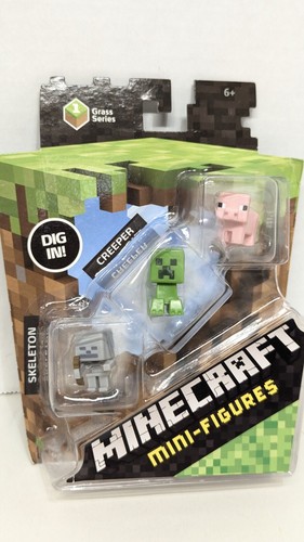 Minecraft Minifigures Series 1 Creeper Pig Skeleton Factory Sealed | eBay