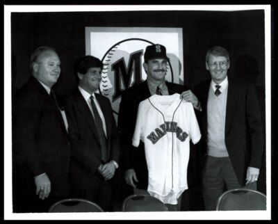 1992 Seattle Mariners BILL PLUMMER Named Manager Original Photo Type 1 ...