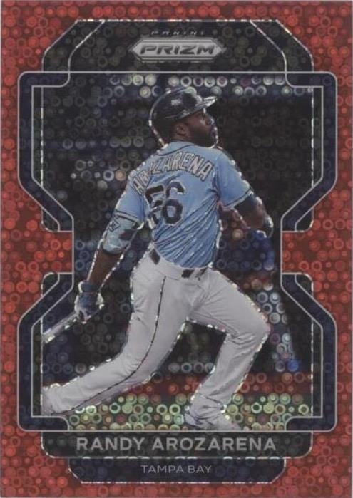 2022 Panini Prizm - Randy Arozarena #62 Red Donut Circle Prizm /99 for ...