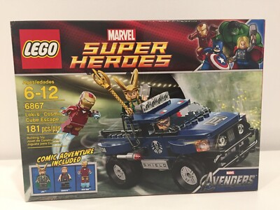LEGO 6867 Marvel Super Heroes Loki's Cosmic Cube Escape NEW SEALED BOX ...
