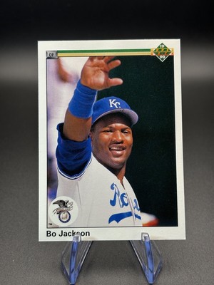 1990 Upper Deck Bo Jackson ERROR CARD - 11TH LINE MISSPELLED RARE ...
