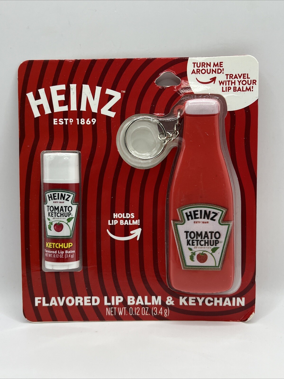 NEW HEINZ FLAVORED LIP BALM & KEYCHAIN | eBay