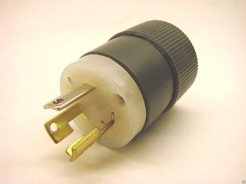 HUBBELL HBLL515P LOCKING DEVICE PLUG L5-15P - 125 V 15 A - 2P/3W f1 | eBay