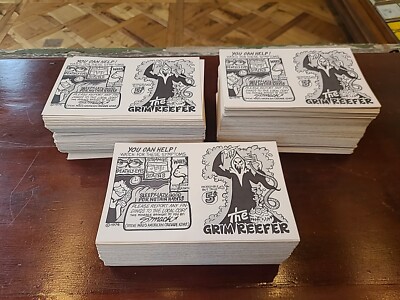 Grim Reefer Mini Comic Lot of 800+ SF Comic Book Company 1974 Marijuana ...