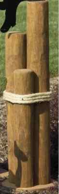 Amish Handmade Nautical Large Pier Post Decoration with Rope | eBay