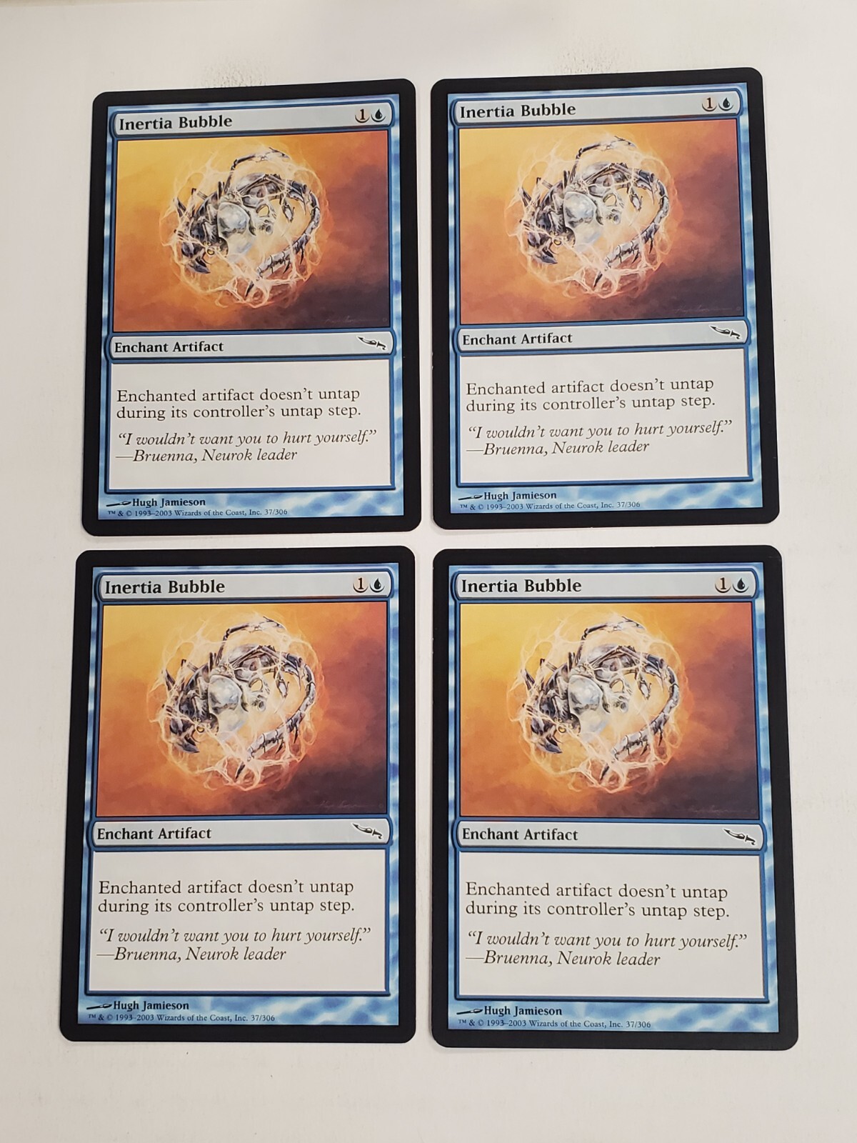 MTG Playset 4x Inertia Bubble (Mirrodin/Blue/C) - BGM | eBay