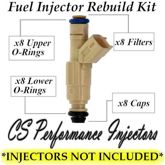 Fuel Injectors Rebuild Repair Kit fits 0280156041 for 03-04 Ford ...