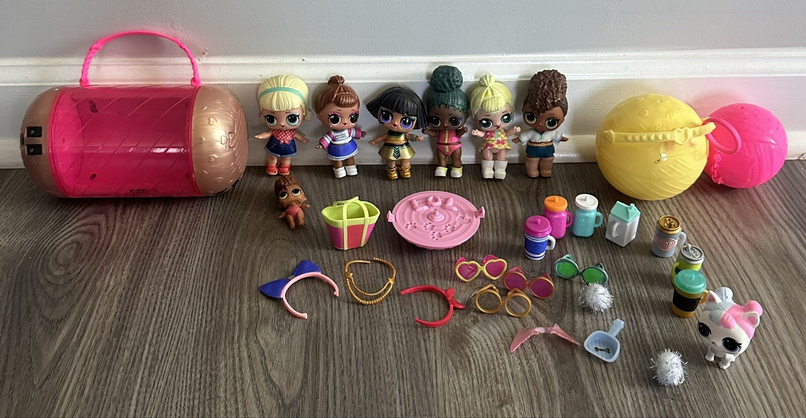 29 Piece Mixed Lot Of LOL Surprise Doll Set Figures, Animals ...