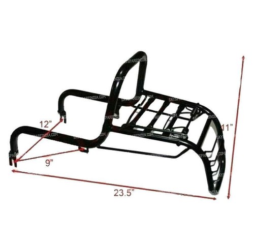 Rear Luggage Carrier Compatible With Royal Enfield Bullet 350/500 STD ...