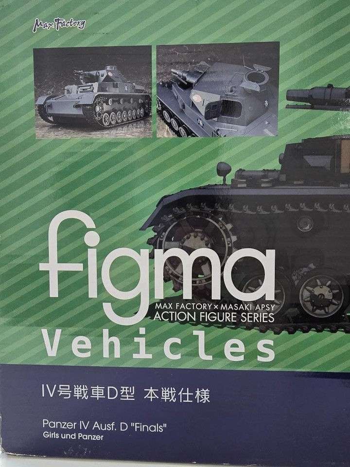 figma Girls und Panzer IV D-Type Battle Spec Vehicle Anime Collectible ...