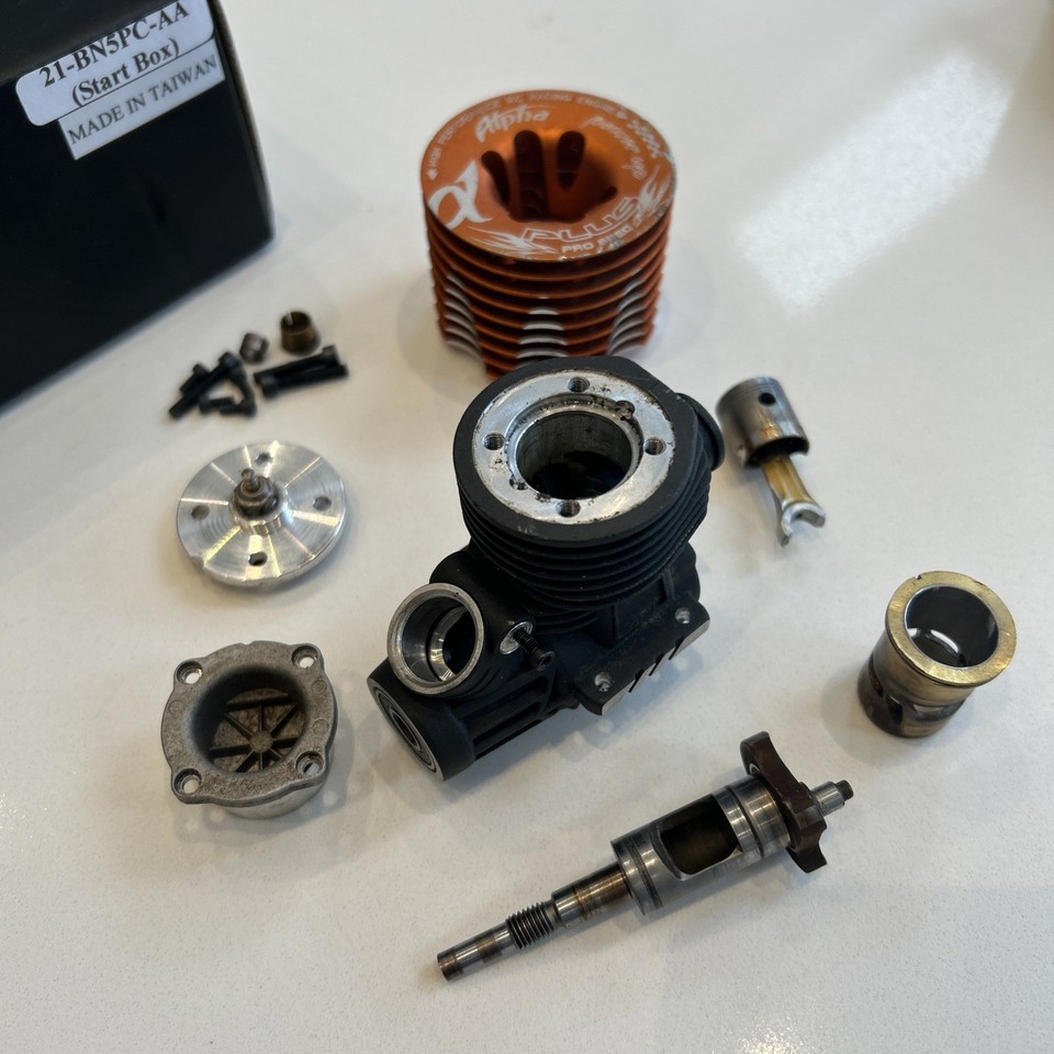 Alpha plus 21 nitro engine, for spares , 1/8th nitro spares | eBay UK