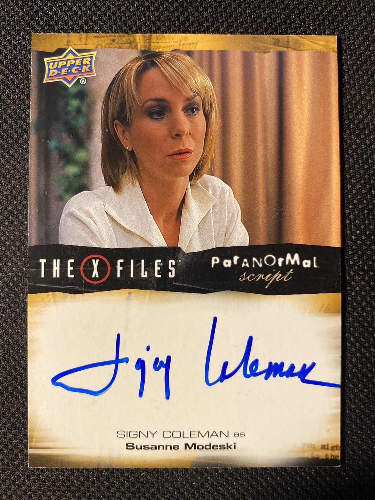2025 X Files Government Conspiracies Signy Coleman Auto - Susanne ...