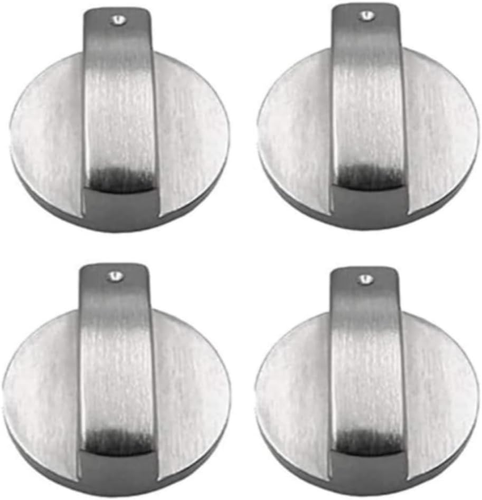 4 Packs 6Mm Stove Knob,Zinc Alloy D-Shaped Control Knob Oven Switch ...