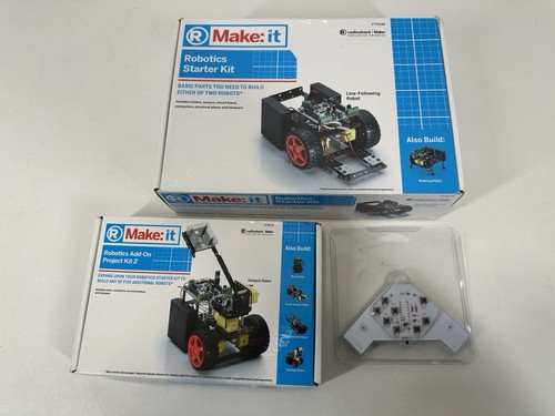 Radio Shack Make: It robotics starter Kit 2770168 Project Kit 2770170 ...
