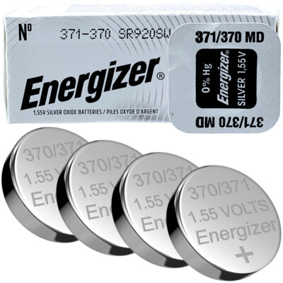 Energizer 371 370 Watch Batteries SR920SW SR69 x 4 | eBay UK