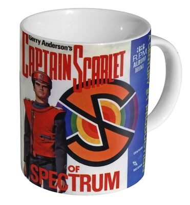 Captain Scarlet of Spectrum Advertising - Coffee Mug / Tea Cup | eBay UK