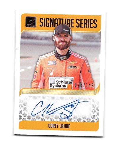 Corey Lajoie 2019 Donruss Racing Signature Series 023/149 #SS-CL | eBay