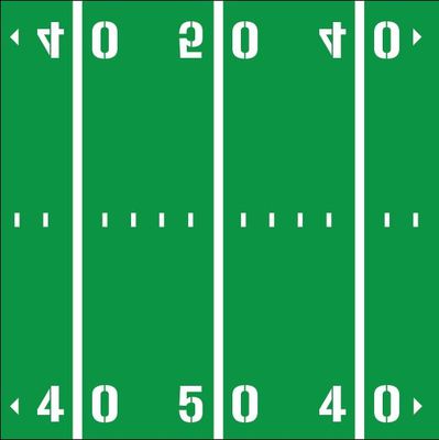 Football Field Yard Lines Room Decal Removable Vinyl 2053 | eBay
