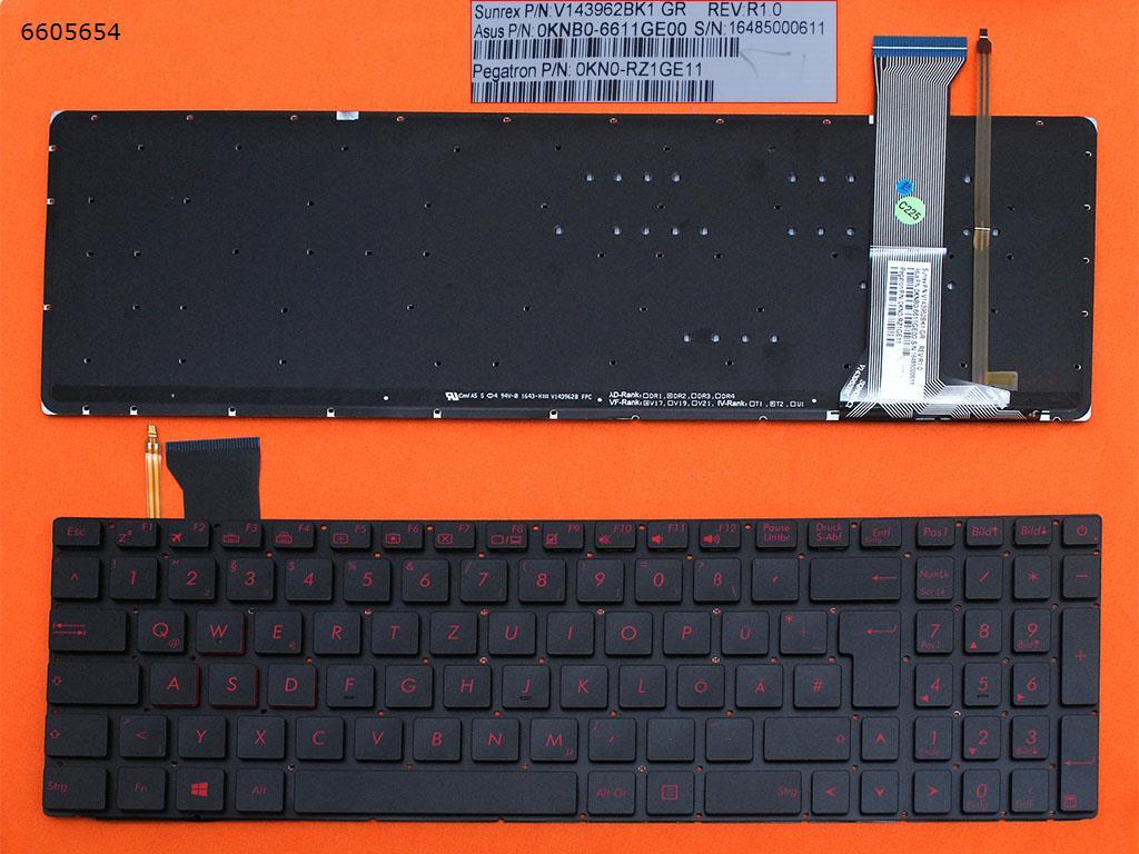 NEW ASUS German Keyboard G58 G58JM G58JW G741 G741JM G741Jw Deutsche | eBay