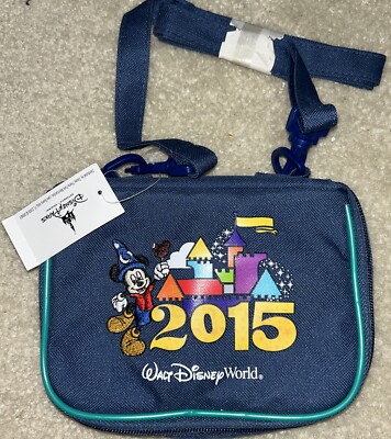 Disney Parks Pin Trading Small Pin Storage Book Crossbody Bag NWT 2015 ...